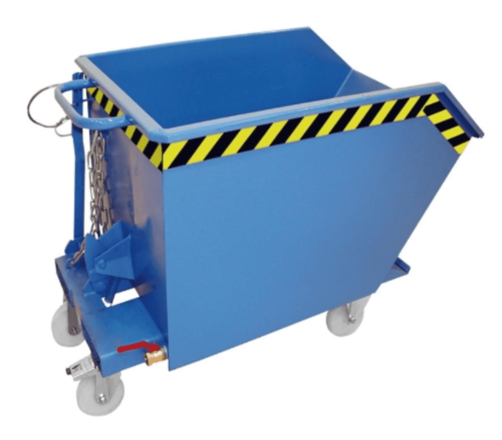 Swarf Tipping Skip - Low-Line