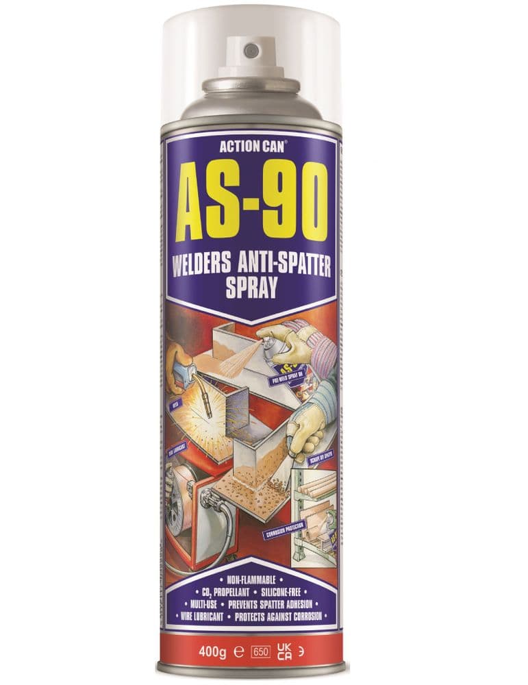 Action Can AS-90 Anti-Spatter Spray 400ml Aerosol