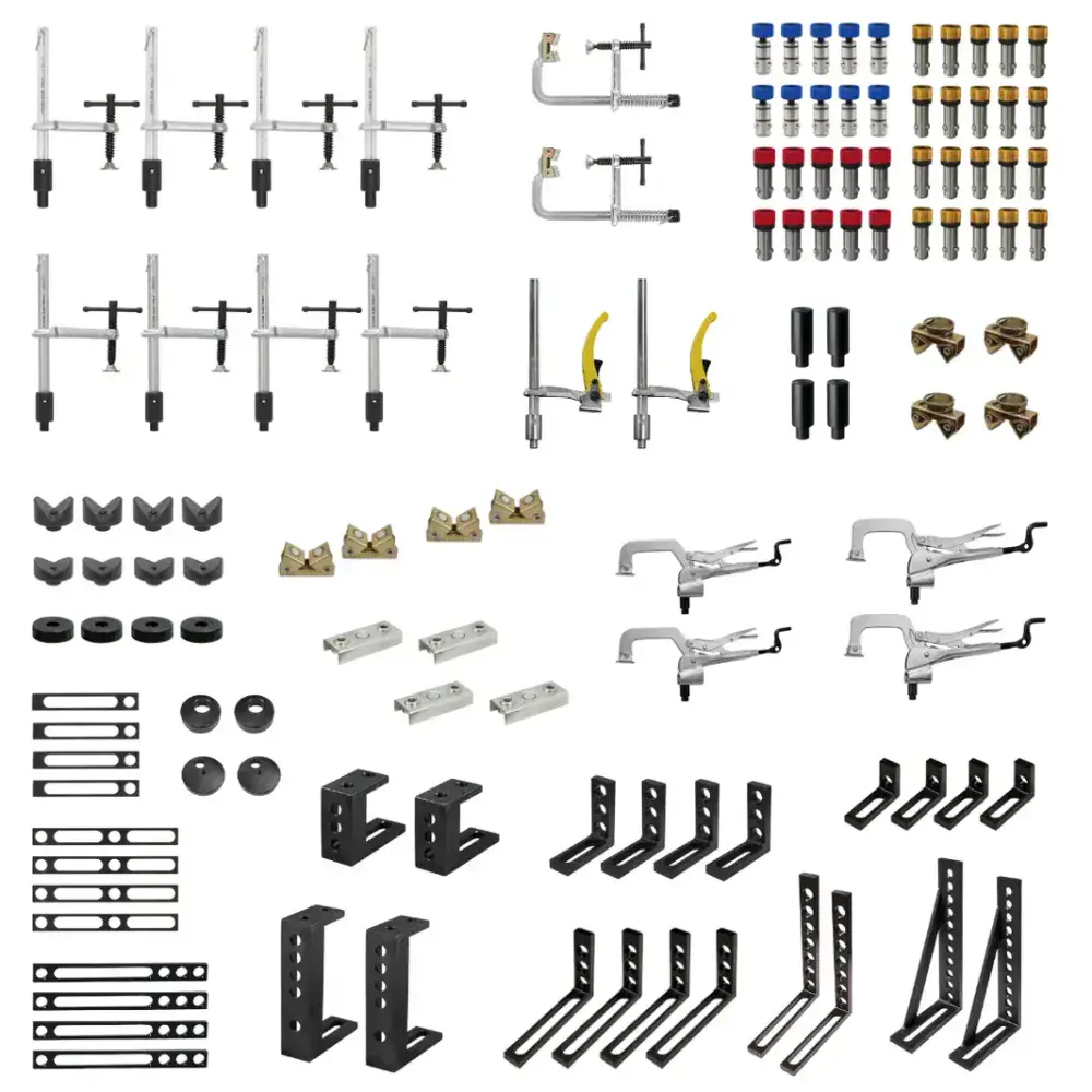 BuildPro 120-pc Fixturing Kit Fit 16 mm Holes