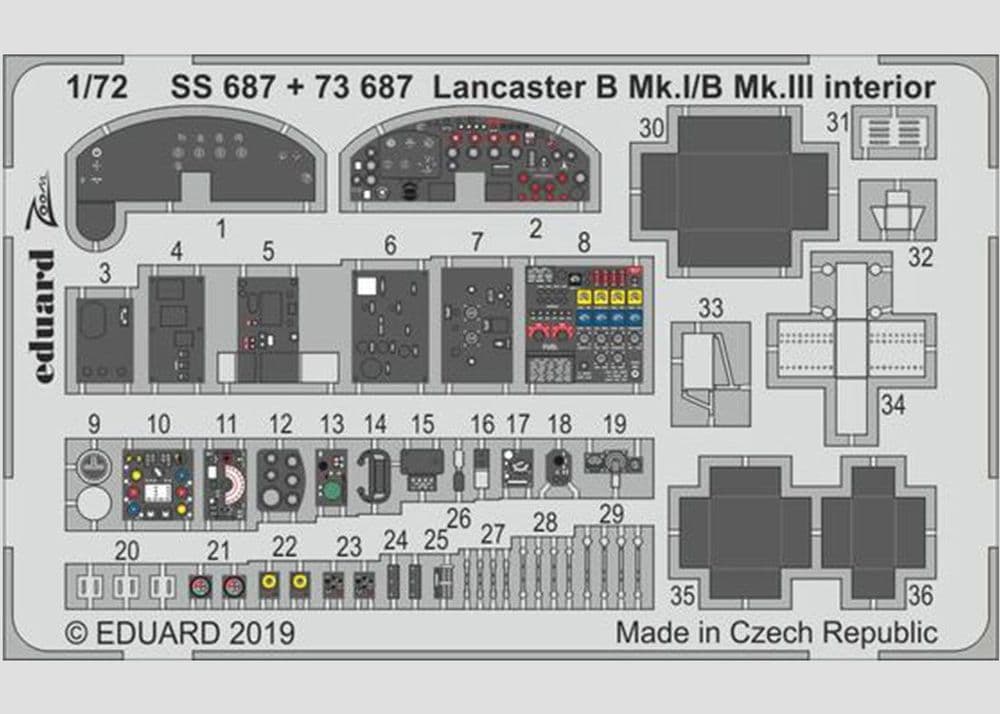 Avro Lancaster B Mk I/B Mk II Interior Zoom