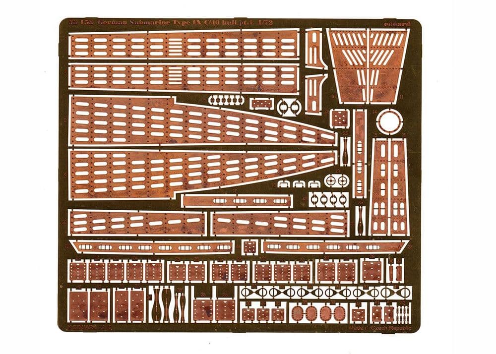 German Submarine Type IX C/40 hull Pt 1