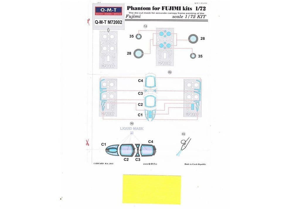 McDD F-4 Phantom Canopy Masks