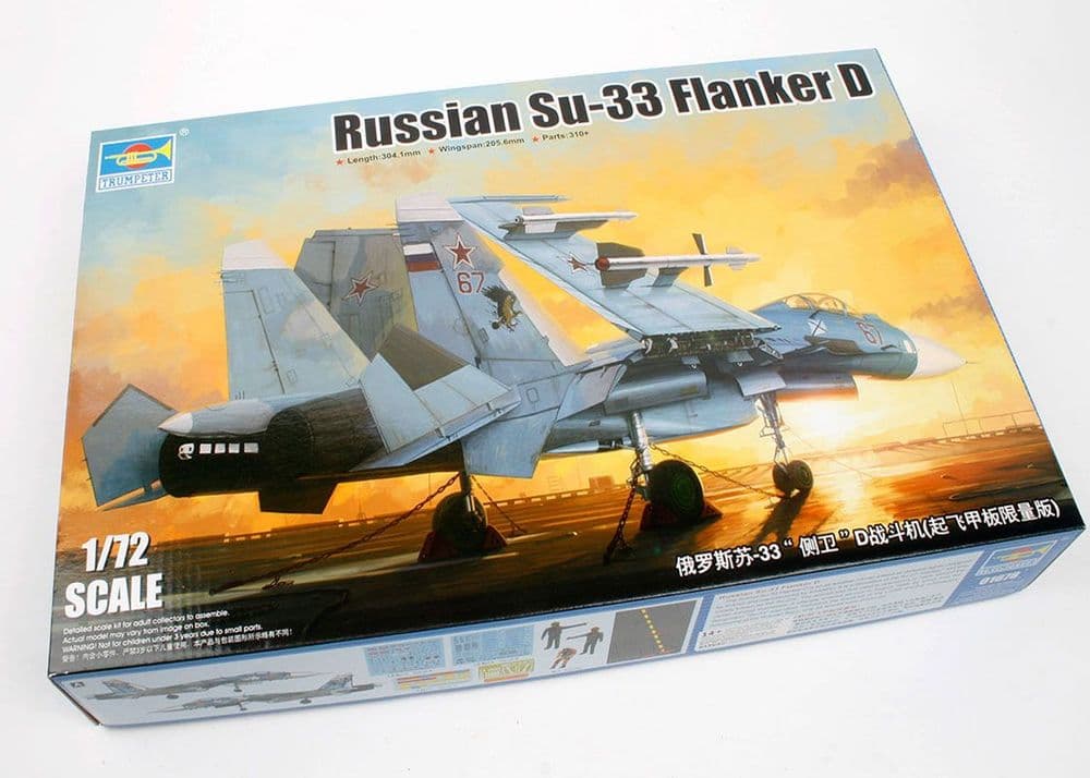 Sukhoi Su-33 Flanker D Trumpeter