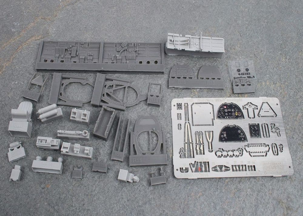 Supermarine Spitfire Mk Vb cockpit set
