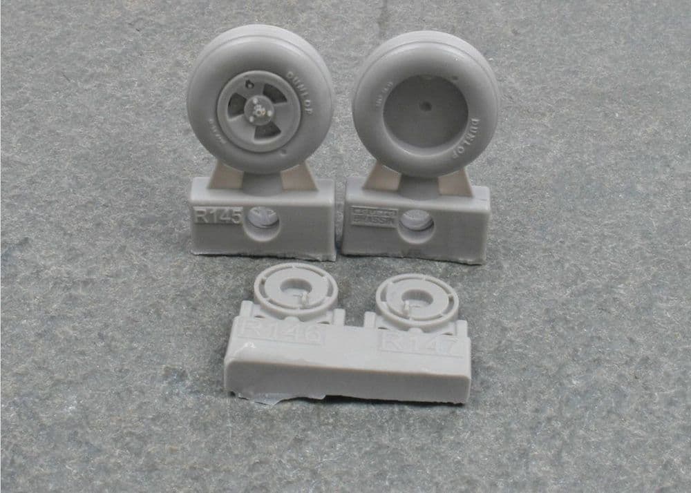 Supermarine Spitfire Mk XVI Wheels - 3 Spoke