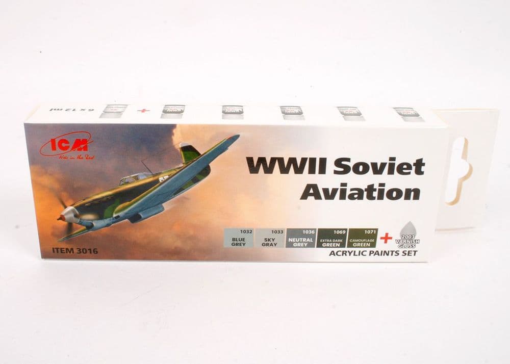WWII Soviet Aviation Paint Set