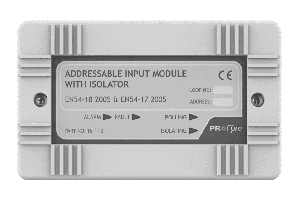 (ZIU) Zeta Addressable Input Unit, zeta fire alarm input unit