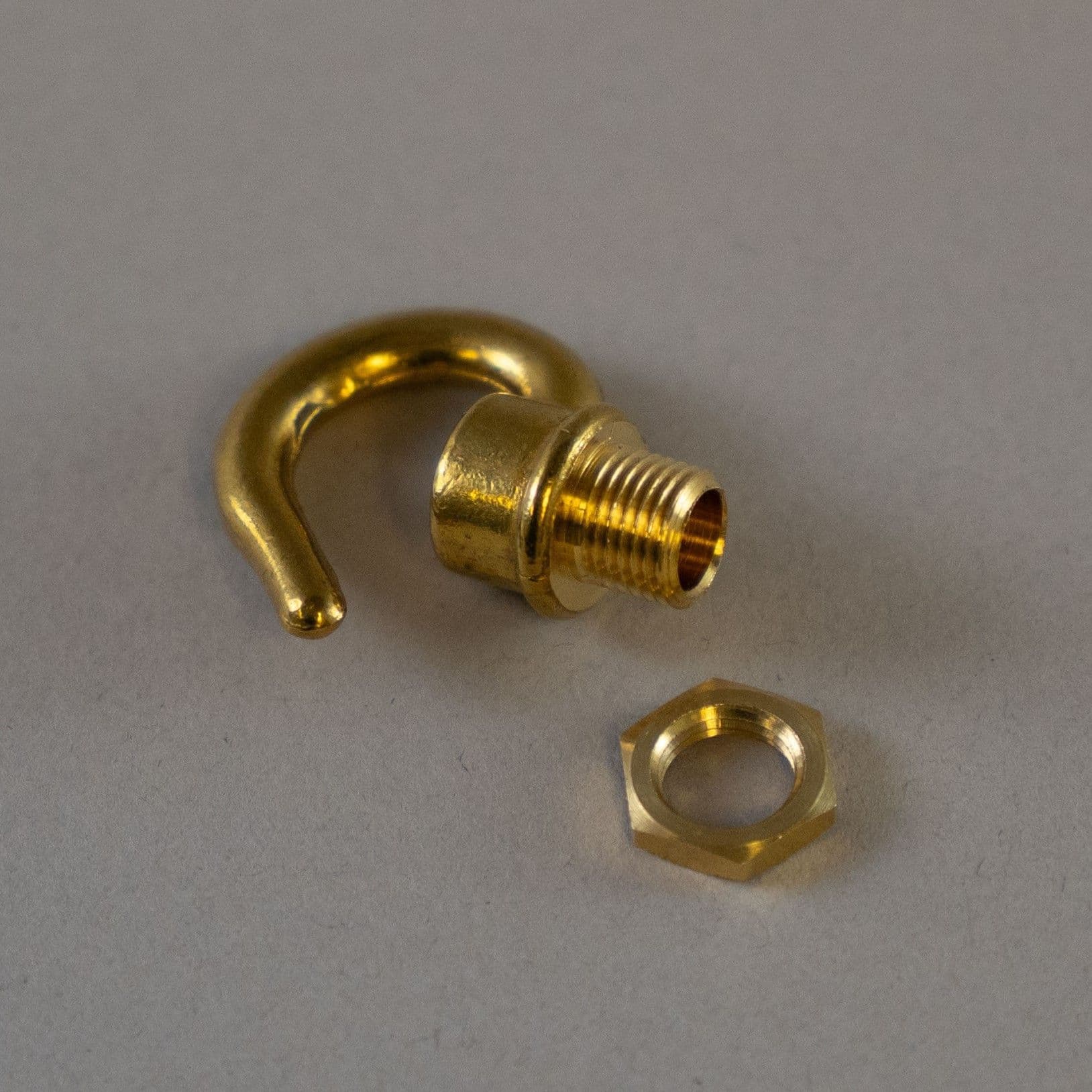 10mm Male Hook with Brass Nut