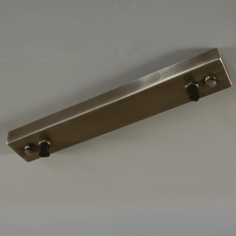 300mm Ceiling Rose Bar - Antique Brass