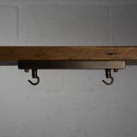 300mm Hooked Ceiling Rose Bar - Antique Brass