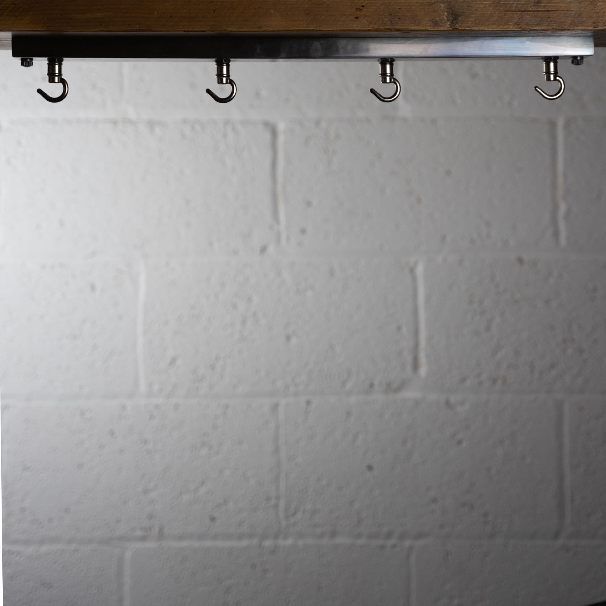 600mm Hooked Ceiling Rose Bar - Antique Nickel