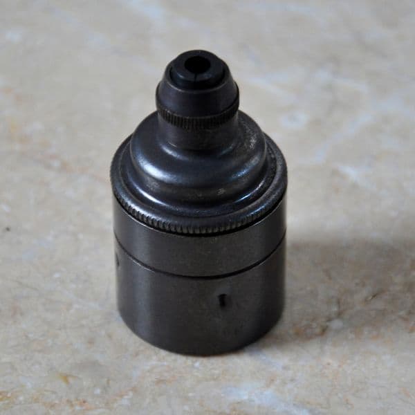 E27 Edison Screw Socket - Gun Metal
