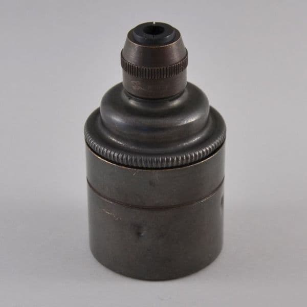 E27 Edison Screw Socket - Gun Metal