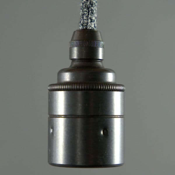 E27 Edison Screw Socket - Gun Metal