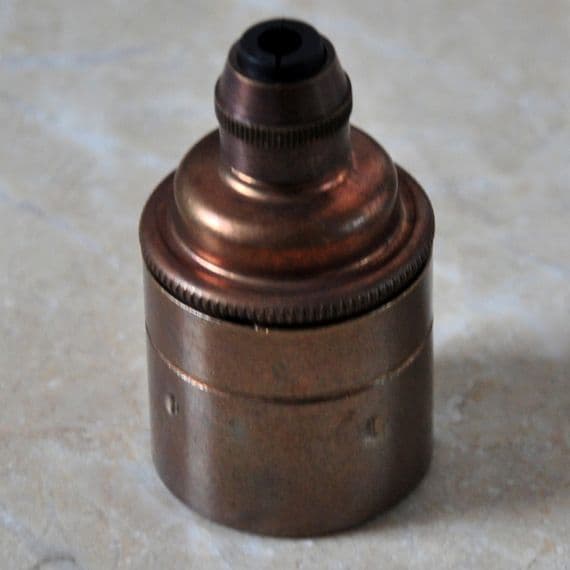 E27 Edison Screw Socket - Old English