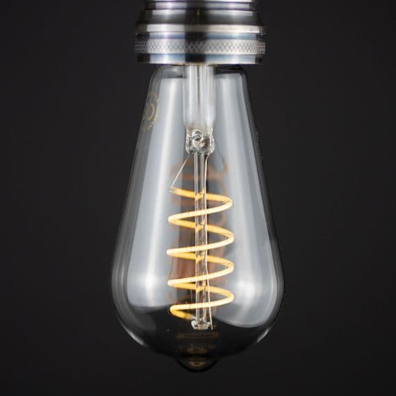 Edison Large LED E27 Spiral