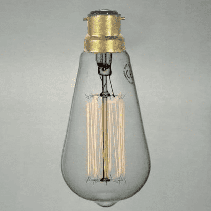 Vintage filament edison light bulb