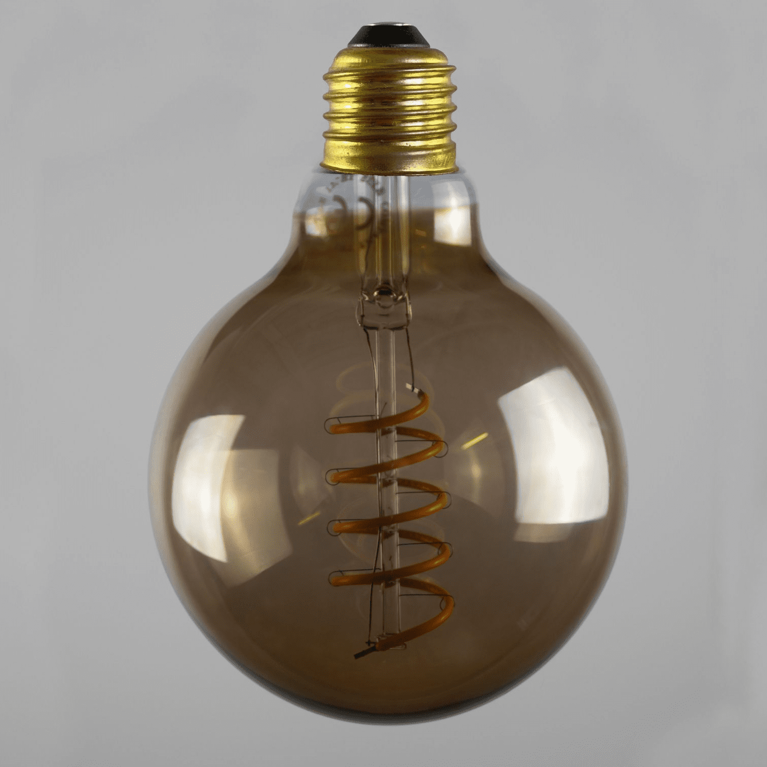 Globe Medium LED E27 Smoke