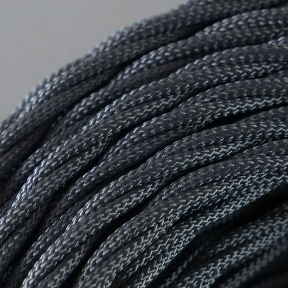 GRAPHITE Braided Fabric Lighting Cable