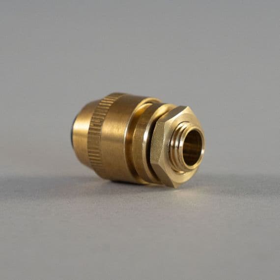 Pendant Cable Grip - 10mm - Natural Brass