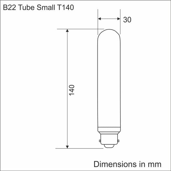 Tube Small Spiral B22