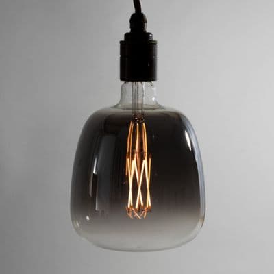 XL Designer Statement Bulbs - Titanium Glass