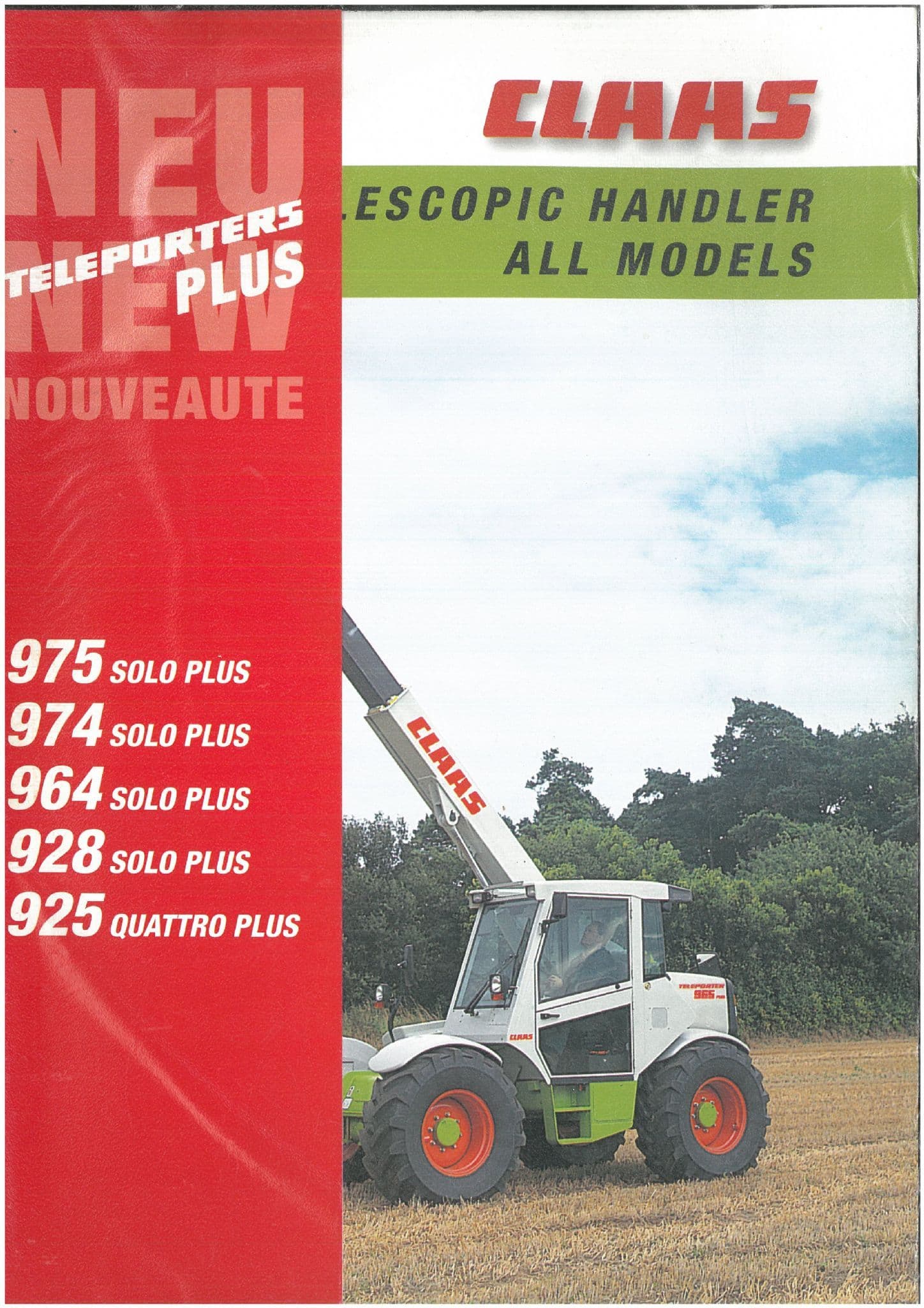 16 x Claas Tractor & Teleporter Targo Scorpion Nectis Celtis Axos ...