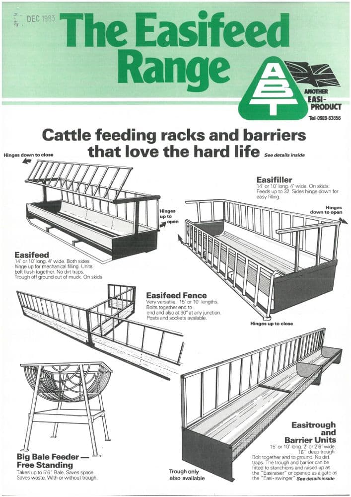 22 x Dairy Cattle Calves Feeding and Handling Systems Brochure Bundle ...