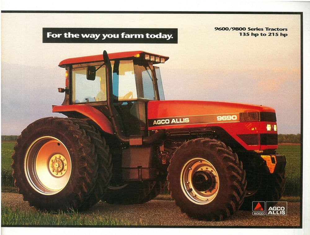 Agco Allis Tractor 9630 9635 9655 9670 9675 9670 9695 9815 Brochure