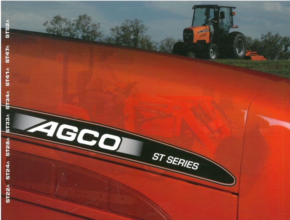 Agco ST Series Tractor - ST22A ST24A ST28A ST33A ST34A ST41A ST47A ...