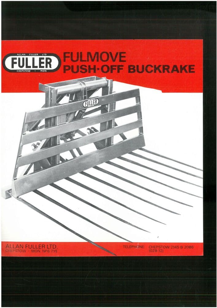 Allan Fuller Fulmove Push Off Buckrake Brochure