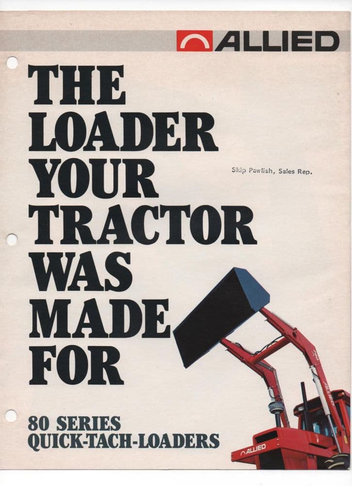 Allied 80 Series Quick-Tach-Loaders Brochure