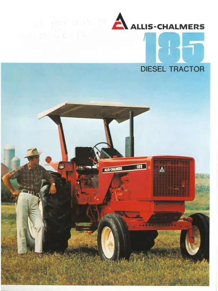 Allis Chalmers Tractor 185 Brochure