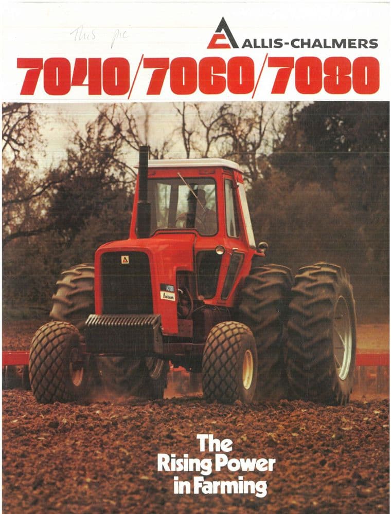 Allis Chalmers Tractor 7040 7060 7080 Brochure