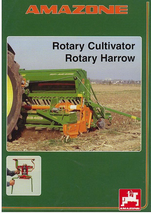 Amazone Rotary Cultivator / Rotary Harrow Brochure