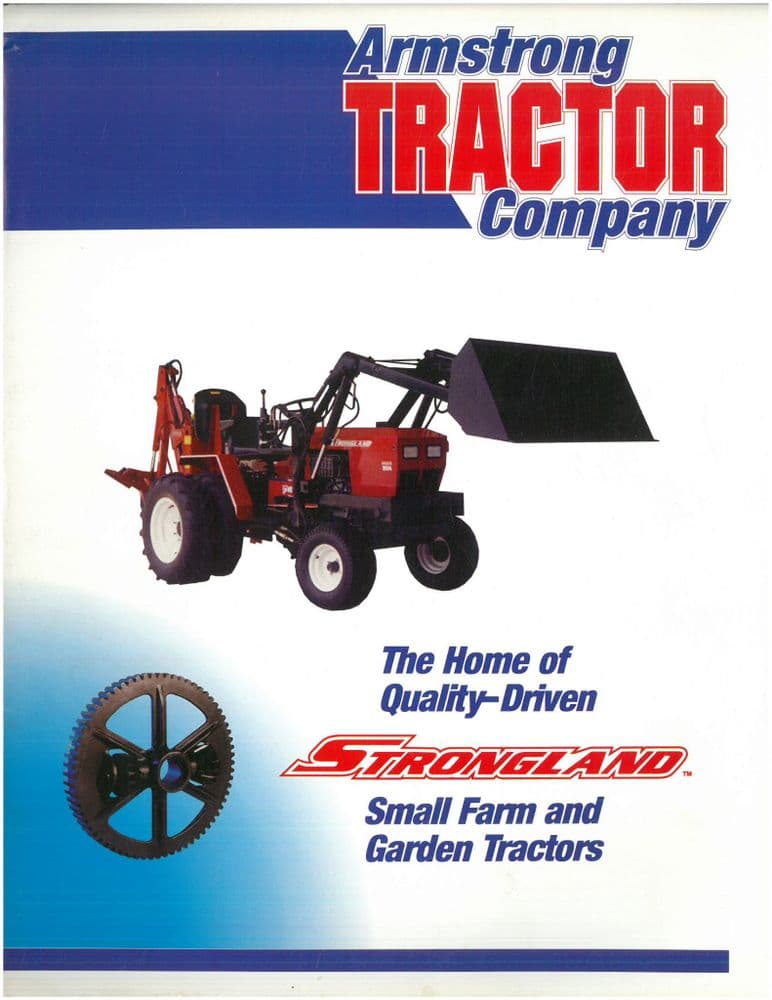 Armstrong Tractor Strongland Series 72 & 74 Brochure