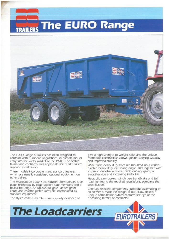 AS Trailers Euro Range Brochure