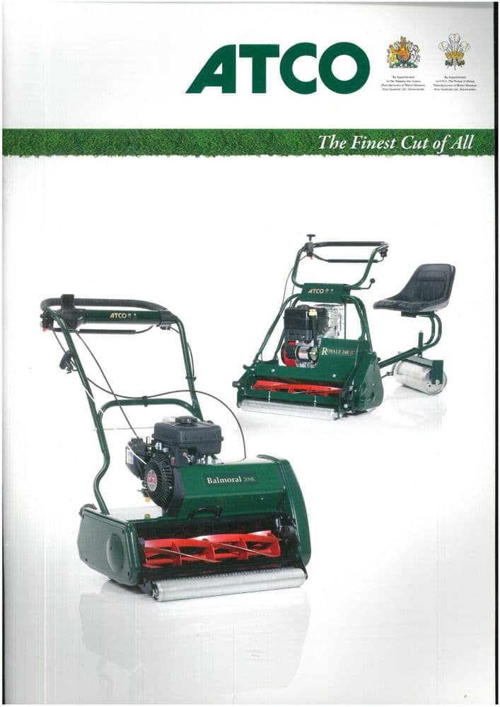 ATCO Lawn Mowers and Lawn Tractors Brochure - The Finest Cur of All