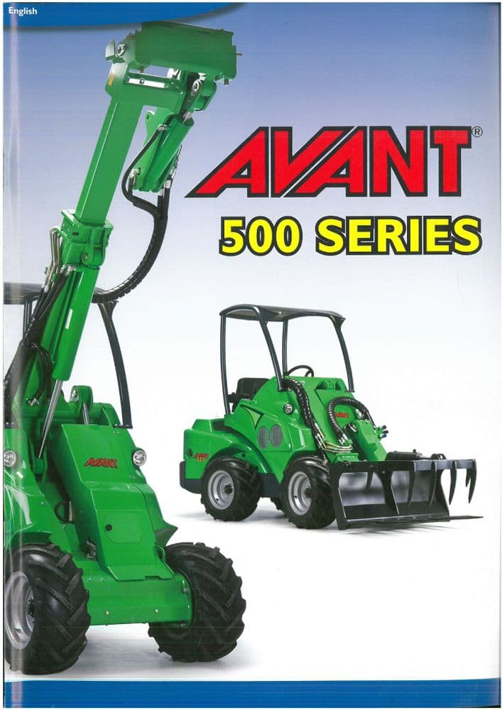 Avant Loader 500 Series Brochure