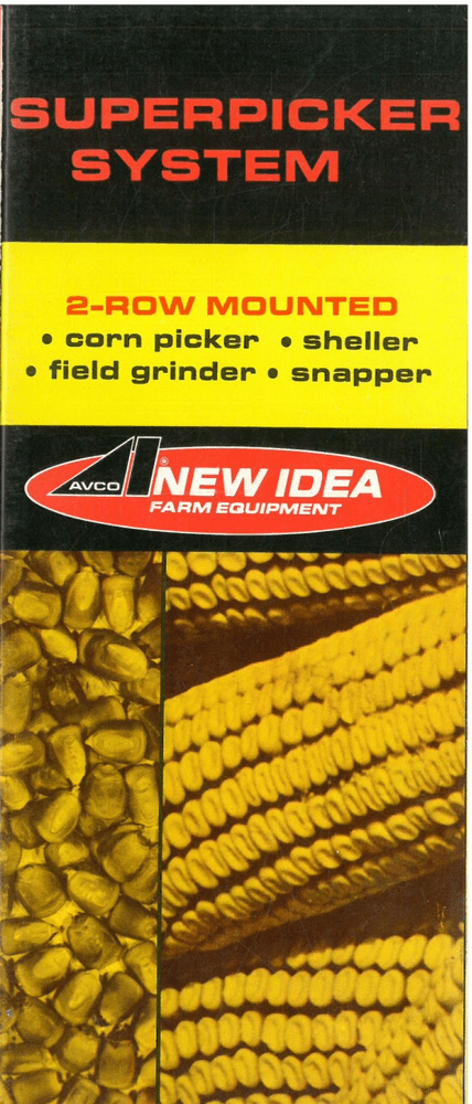 Avco New Idea Corn picker 319 Gather Unit 320/322 Husking Unit 315 ...