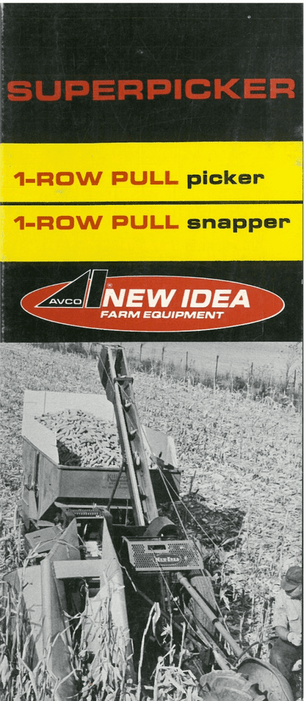 Avco New Idea Super 323 Picker and 309 Snapper Brochure