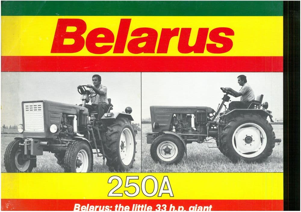 Belarus Tractor 250A Brochure - 33hp giant