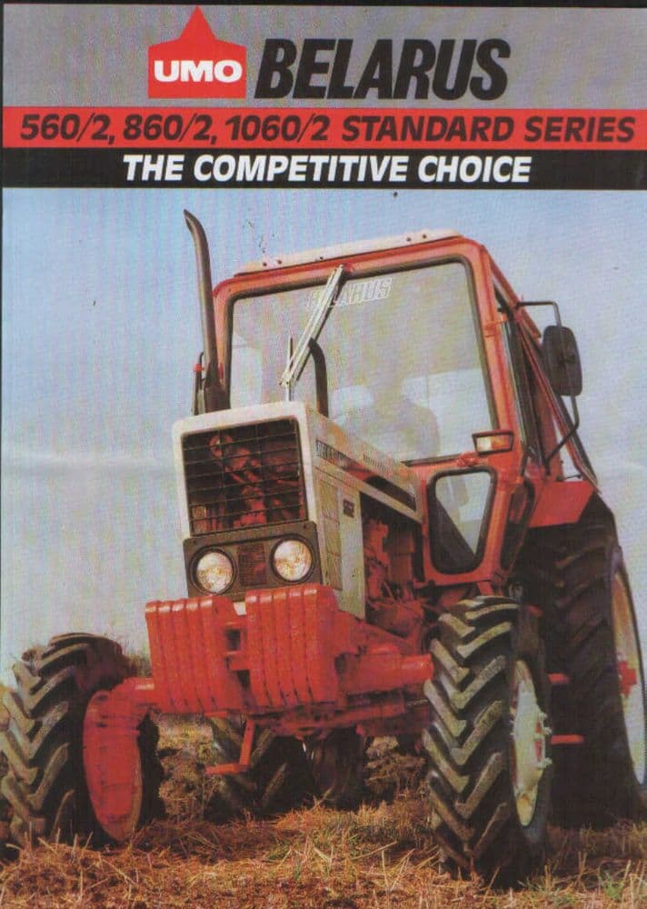 Belarus Tractor 560/2 860/2 1060/2 Standard Choices Brochure