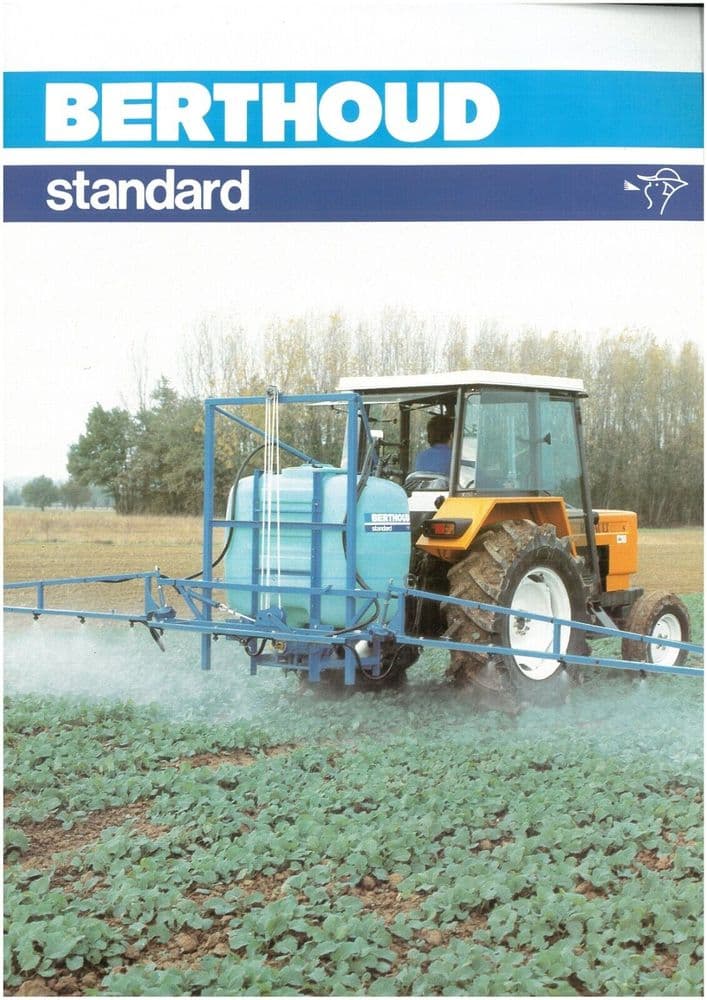 Berthoud Sprayer - Model Standard ST400 ST600 ST800 Brochure