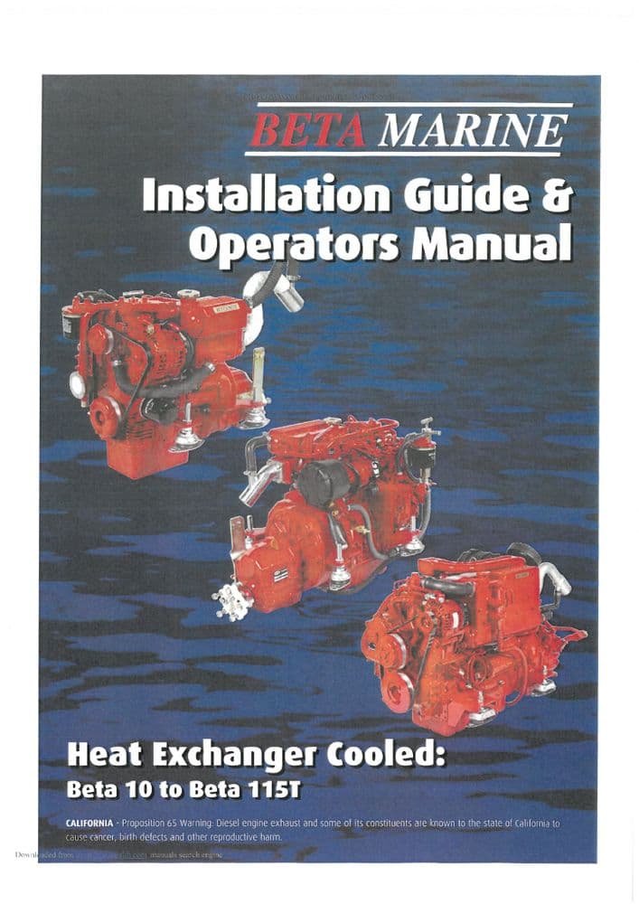 Beta Marine Small Diesel Engine BETA 10 14 16 20 25 30 35 38 45T 43 50 ...