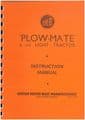 BMB Plowmate Light Tractor Operators Manual - Plow-Mate