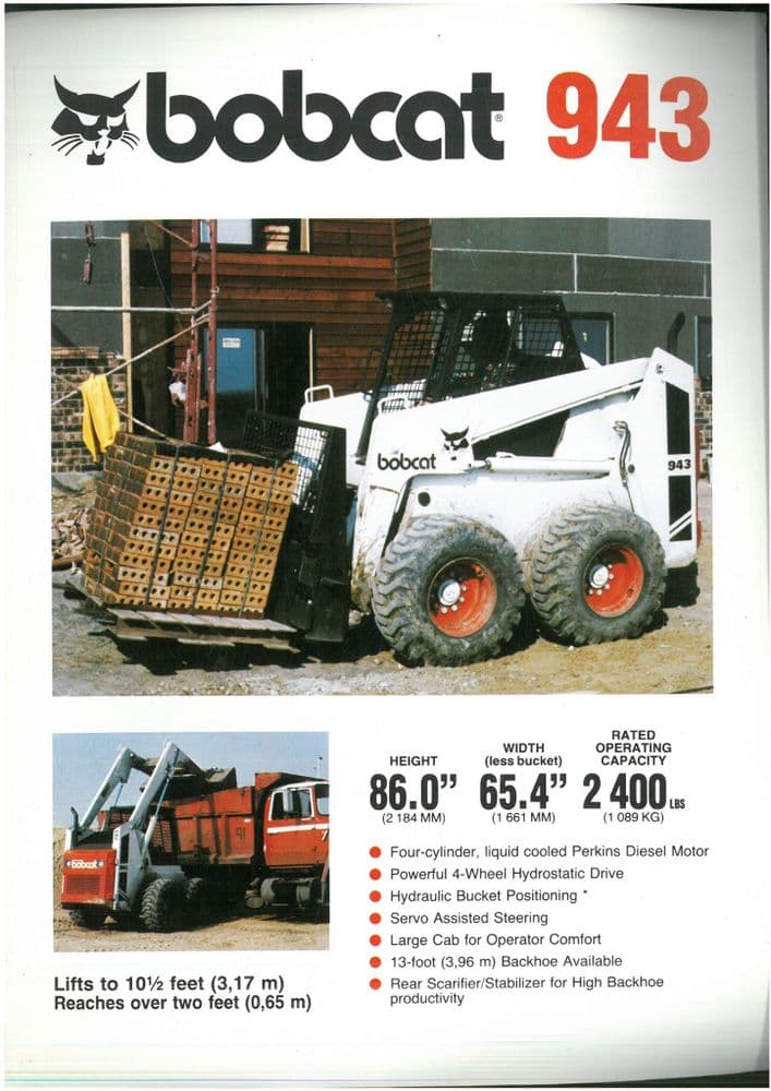 Bobcat 943 Brochure
