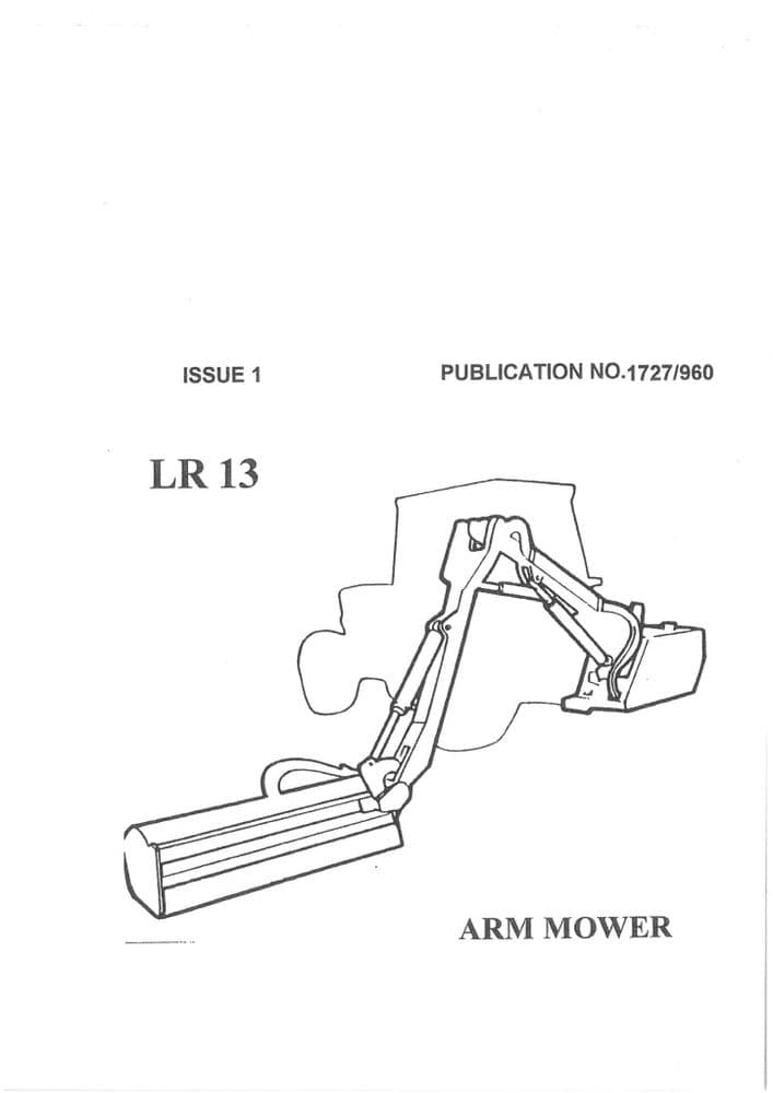 Bomford Arm Mower LR13 Parts Manual