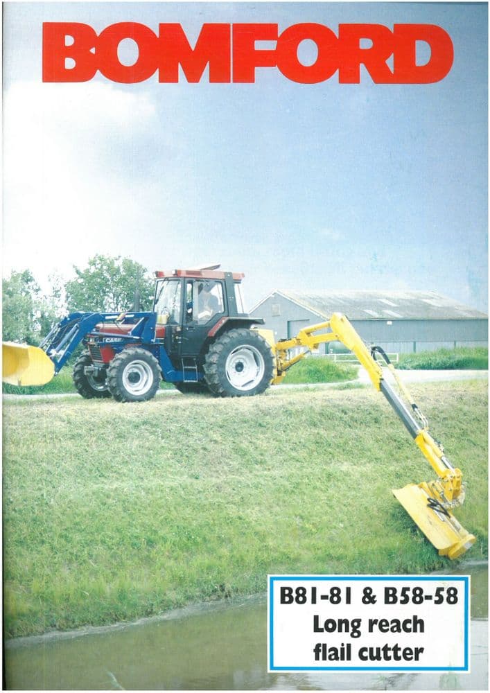 Bomford B8 1-81 & B58-58 Long Reach Flail Cutter Brochure