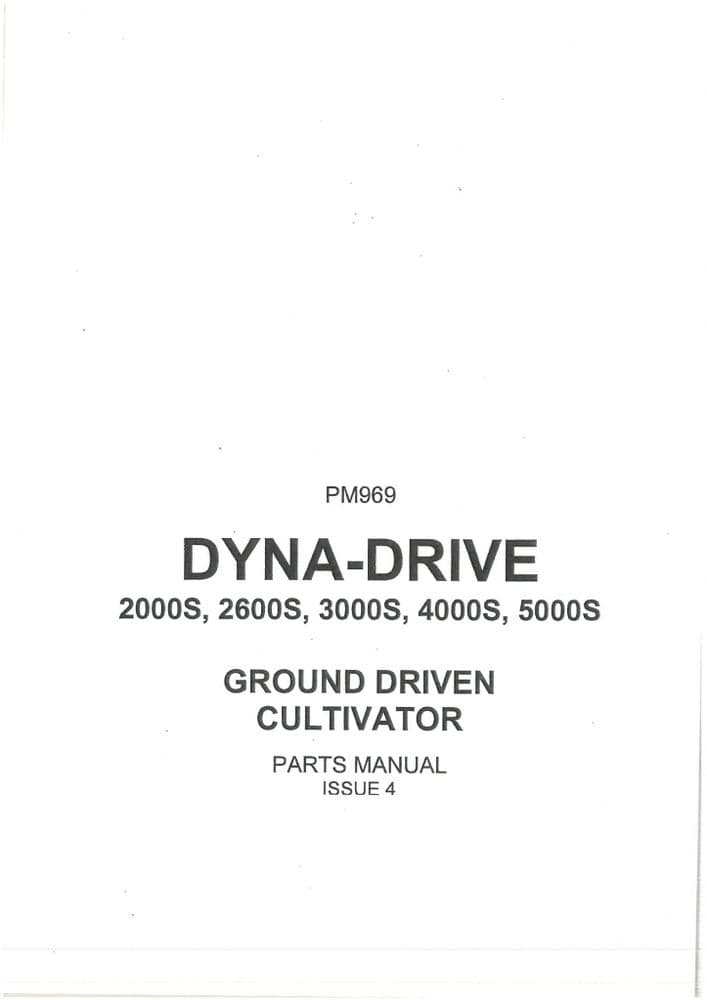 Bomford Ground Driven Cultivator Dyna-Drive 2000s 2600s 3000s 4000s ...